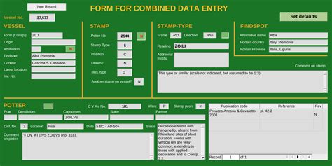 how to address a field in a row in a table on a form english ask