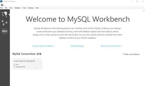 databases mysql mysql workbench