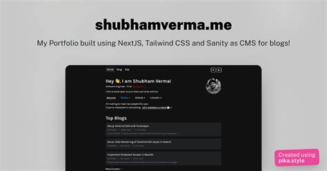 github shubhamverma1811 website my portfolio built using nextjs