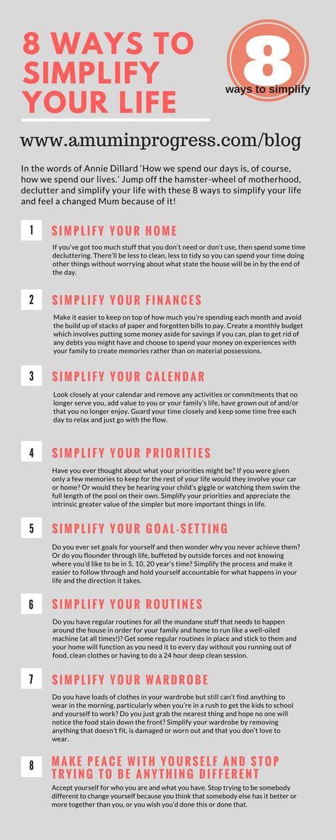 Ways To Simplify Your Life Checklist 24 Ways To Simplify Your Life In