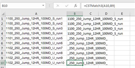 extract unique substring from range of excel itectec