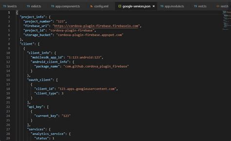 issue with firebase no matching client found for package name io gym