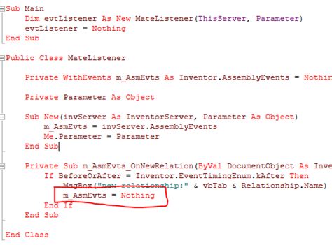 remove or replace event listener after ilogic rule completes runtime