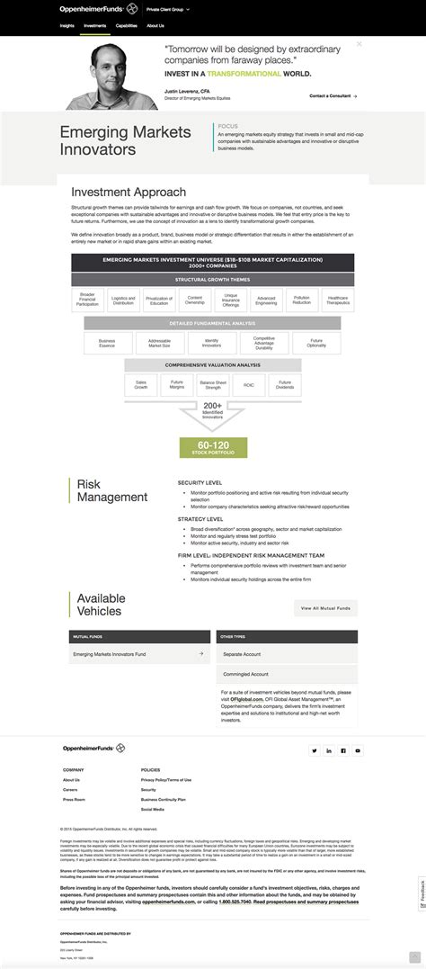 oppenheimer wealth management responsive app on behance