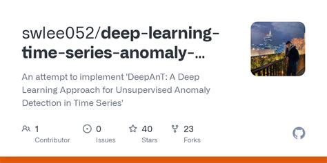deep learning time series anomaly detection deep ant main ipynb at