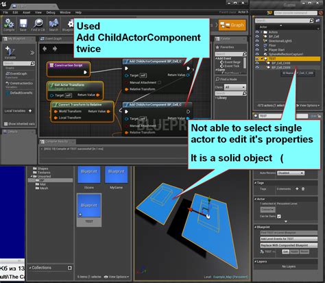 separate bp via construction script blueprint epic developer