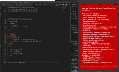invariant violation view config not found for name input · issue 1604