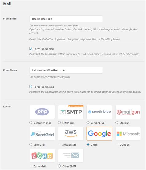 configuring the wp mail smtp plugin with gmail dreamhost knowledge base