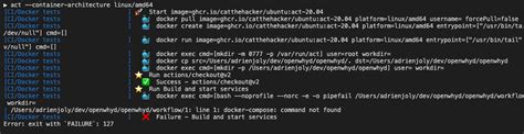 docker compose command not found · issue 112 · nektos act · github