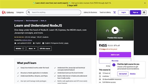 learn node js 12 best node js courses and training online