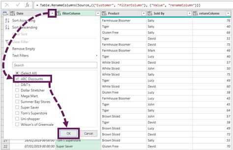 how to use power query custom functions