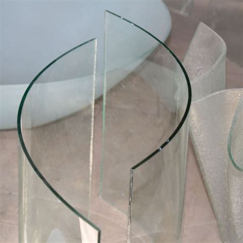 8mm 10mm 12mm Office Balcony Partition Tempered Curved Glass Price