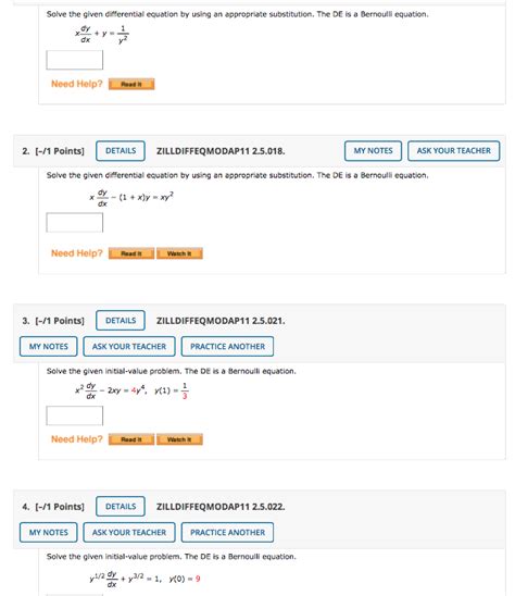Solved Solve The Given Differential Equation By Using An