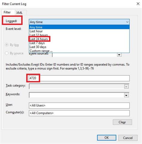 how to get a list of active directory user accounts created in last 24