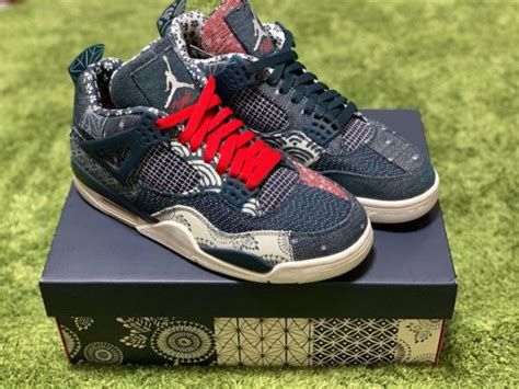 Cw0898 Que Vaut La Air Jordan 4 Retro Prm Se Deep Ocean Sashiko