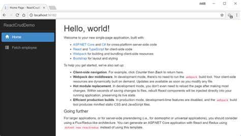 asp core crud with react js and entity framework core ankit