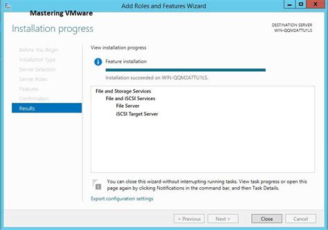 install iscsi target server in windows server mastering vmware