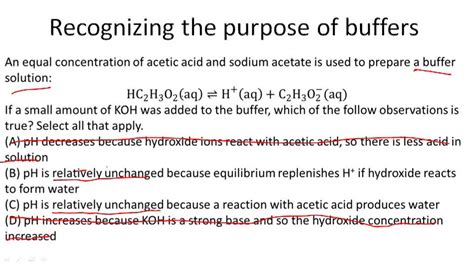 Buffer Solutions Example 1 Video Chemistry Ck 12 Foundation