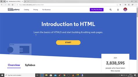 codecademy html