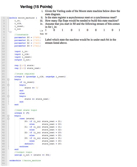 solved verilog 15 points i given the verilog code of t