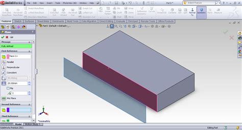 tutorial using cut with surface feature in solidworks grabcad