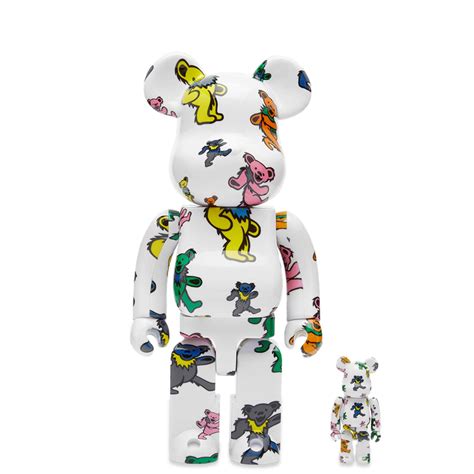 Medicom Grateful Dead Dancing Bear Be Rbrick Multi 100 And 400 End