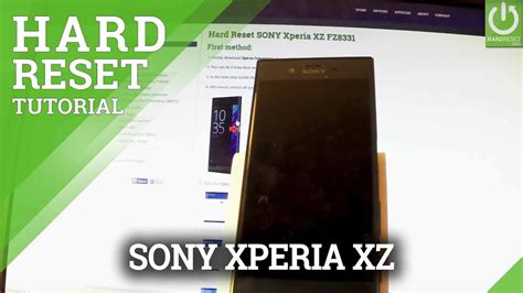 Sony Xperia Xz Hard Reset Restore Android Format Data Youtube