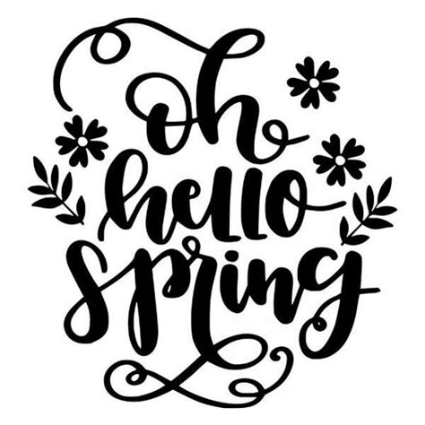 oh hello spring stencil diy art in a box
