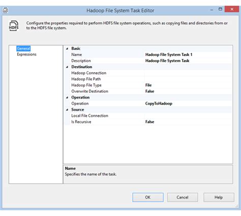 hadoop file system task sql server integration services ssis