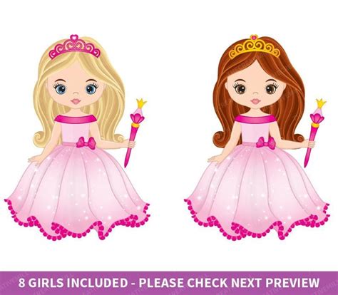 Illustration Of Beautiful Fairytale Princess Royalty Free Svg Clip
