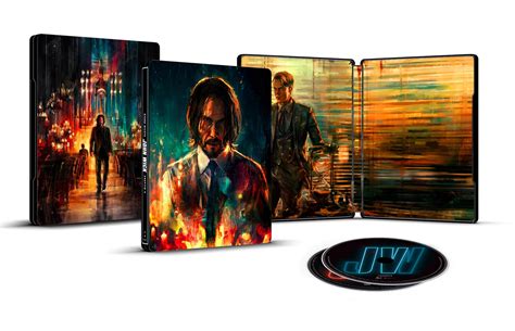 John Wick 4 Steelbook Walmart Exclusive Blu Ray Dvd Digital Copy