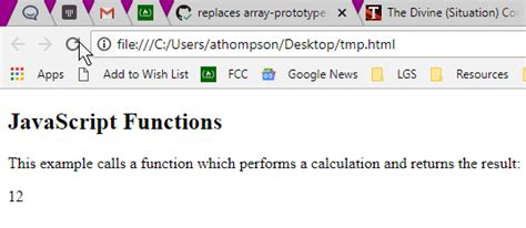 code not working from w3schools javascript the freecodecamp forum