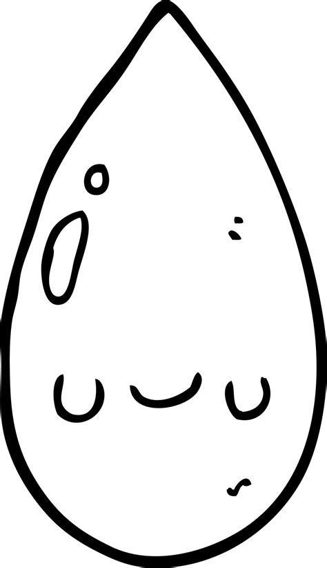 Dessin Animé Mignon Goutte De Pluie 12352905 Art Vectoriel Chez Vecteezy