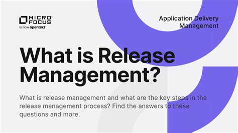 what is release management opentext