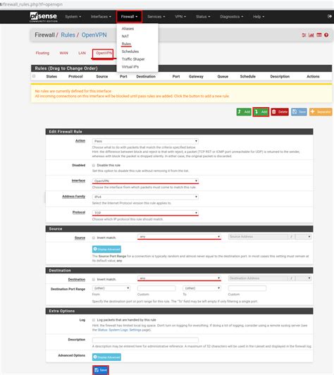 pfsense 2 3 instruction configure site to site vpn