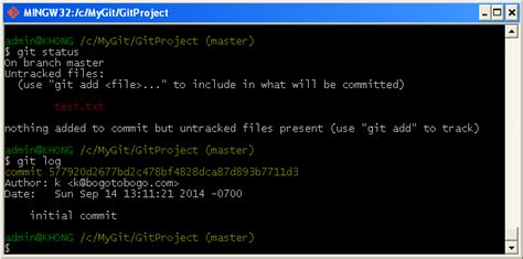tutorial git and github 2 add status log 2020