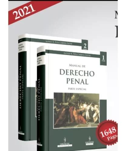 Manual De Derecho Penal 2021 Parte Especial 2 Tomos Cuotas Sin