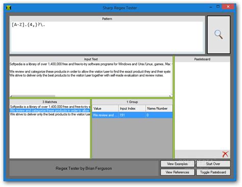 download sharp regex tester