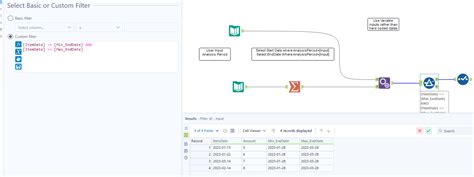solved using a variable in filter tool alteryx community