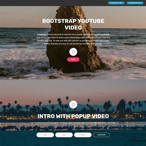 how to add background video in bootstrap essencedeaf