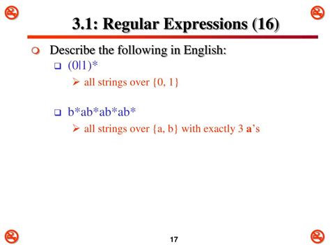 Ppt Chapter 3 Regular Languages And Regular Grammars Powerpoint