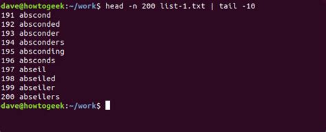 how to use the tail command on linux
