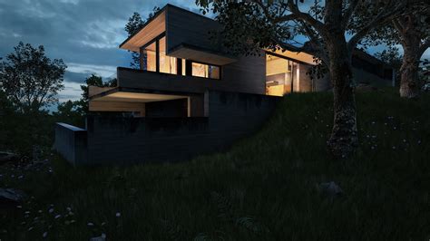 unreal engine exterior night and day architectural visualization real