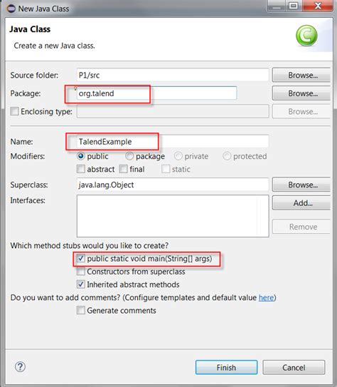 calling a talend job from an external java application