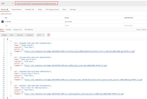 sorting in blazor webassembly and asp core web api