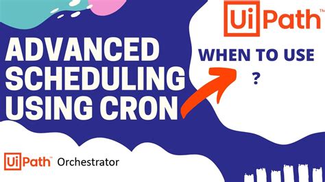 2 triggers advance scheduling cron expression uipath