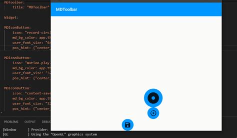 python kivy mdtoolbar messing up other widgets there positing