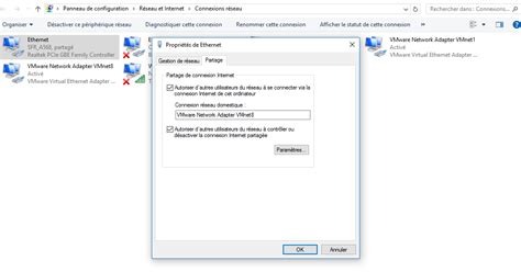 windows ethernet network on vmware not working stack overflow