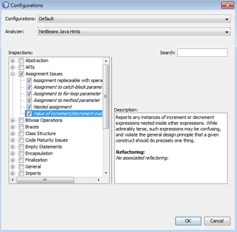 static code analysis in the netbeans ide java editor