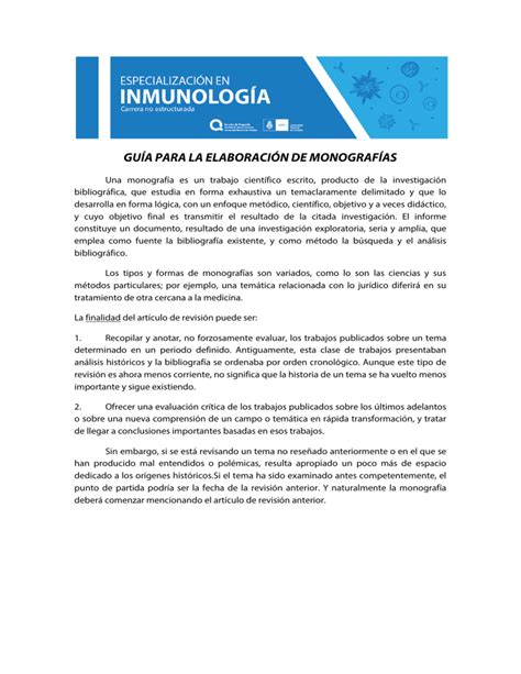 Guia Para La Redaccion De Monografias